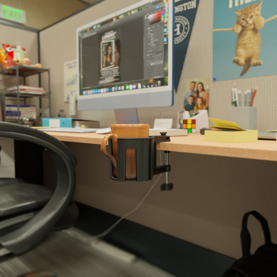 Cup-Holster Desk & Table Cup Holder